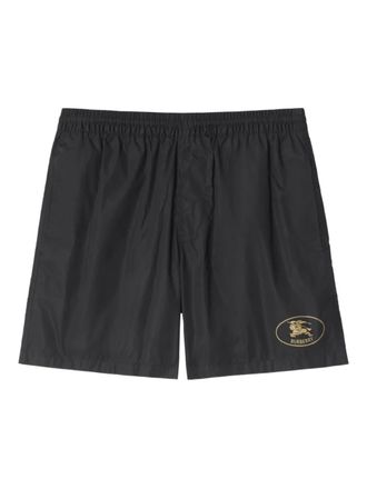 Burberry Knight Stamp Badeshorts - Schwarz