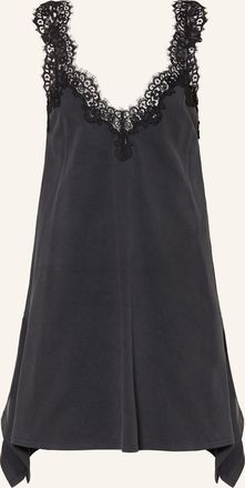 Stella McCartney Jerseykleid Mit Spitze schwarz