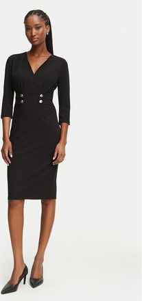 Rinascimento Rinascimento Coctailkleid CFC0126151003 Schwarz Slim Fit