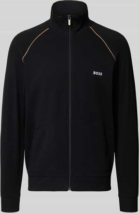 HUGO BOSS Regular Fit Sweatjacke aus Baumwoll-Mix Modell MIX&MATCH JACKET Z