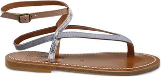 K.Jacques Sandalen mit Knöchelband - Braun