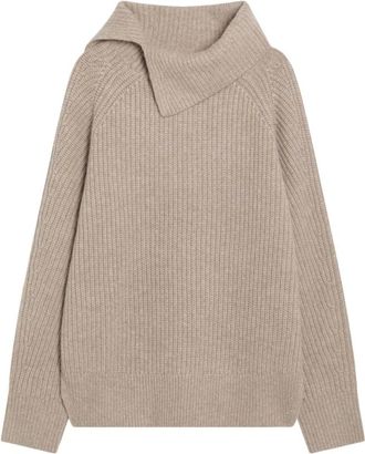 Loulou Studio Femme, Pulls, Beige, Taille: 40 FR Maglia Dolcevita