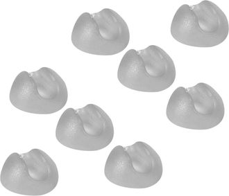 Soimiss Haarnadel Tischbeine Beinschoner 8 Stück Anti Rutsch Tischfußabdeckungen für 3/8-1/2 Dicke Stangen Tischstuhlbeinpolster Möbelfußschutz Transparent