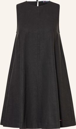 Tommy Jeans Kleid Mit Leinen schwarz