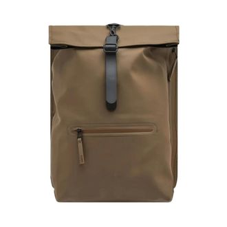 Rains Sac &agrave; dos Rolltop - unisex - Sacs - Beige - Taille: ONE Size