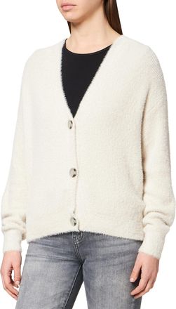 Tom Tailor Damen 1029344 Basic Cardigan Strickjacke, 27609-Cold Beige, S