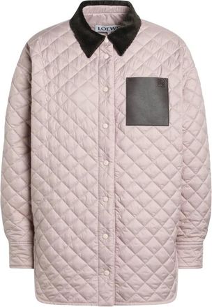 Loewe Femme, Vestes, Rose, Taille: 38 FR Surchemise matelass&eacute;e