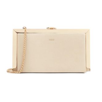Kazar Beige Clutch mit Metallrahmen Lemme - - Bags - Damen - Beige - ONE SIZE