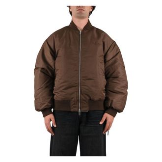 New Amsterdam Surf Association Wendbare Bomberjacke - - Jackets - Herren - Braun - L
