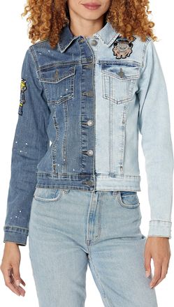 Desigual Womens CHAQ_Robot 5053 Denim MEDIUM WASH, Blue, XS