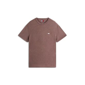 Tommy Jeans T-Shirt f&uuml;r Herren,Abzeichen (Walnussbraun)