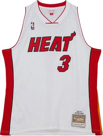 Mitchell & Ness x NBA Dwyane Wade Miami maillot Heat jersey 2005-06 - Blanc