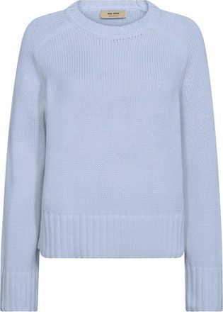 Mos Mosh MOS Mosh, Femme, Pulls, Bleu, Taille: 38 FR Maille ras du cou