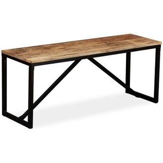 vidaXL Vidaxl - Banc 110 x 35 x 45 cm Bois de manguier massif