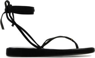 Tory Burch Femme, Chaussures, Noir, Taille: 37 EU Capri Ankle Wrap Sandal