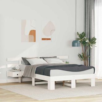 vidaXL Struttura Del Letto Con Cassetto Bianco - Vidaxl