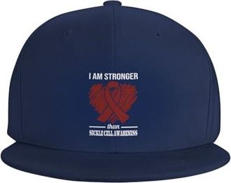 Generic Je suis Plus Fort Que La Sensibilisation &Agrave; La Dr&eacute;panocytose Homme Femme Chapeaux Pare-Soleil Respirant Casquette De Baseball Mode Casquette Hip Hop po