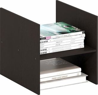 Furinno Cubicle W&uuml;rfel-Einsatz, H-Regal Cube Organizer, 2-st&ouml;ckiges Regalzubeh&ouml;r, passend f&uuml;r Furinno Triple Thick Cubes und IKEA Kallax, f&uuml;r Aufbewahrung und