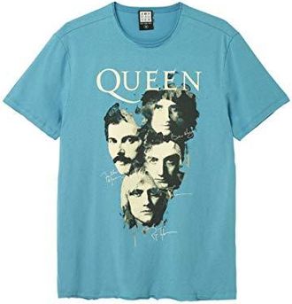 Amplified The Beatles Collection - Hard Days Night Homme T-Shirt Manches Courtes p&eacute;trole S