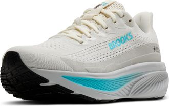 Brooks Damen Ghost 17 GTX Sneaker, Coconut/Oyster/Blue, 43 EU