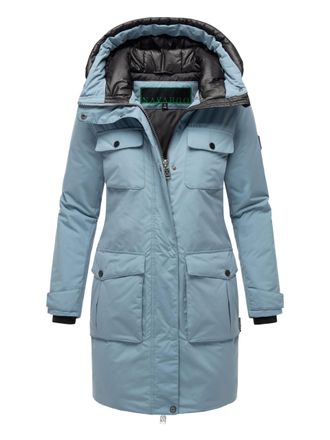 Navahoo Eissturm Damen Wintermantel mit Kapuze und Fleecefutter