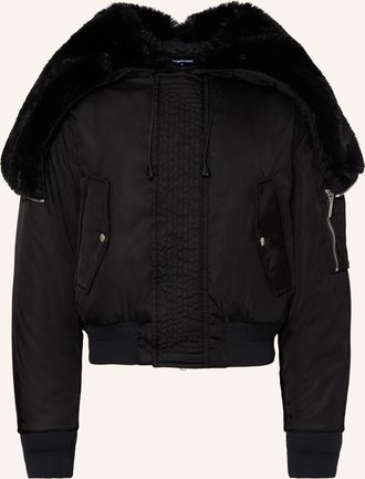 Dsquared2 Jacke Mit Kunstfell schwarz