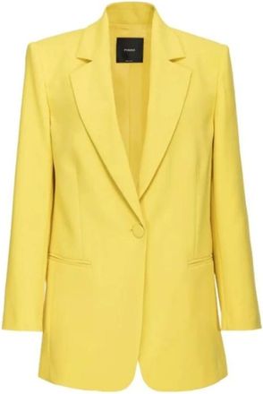 Pinko Pinko, Damen, Jacken, Gelb, 2XSGröße