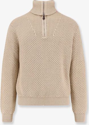 Loro Piana Linen, virgin wool, cashmere and silk blend sweater - LORO PIANA - gender_Man