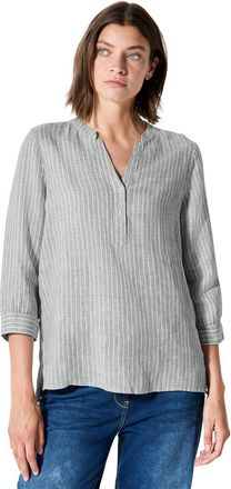 Cecil Damen B345362 Bluse, Damenmode Chambray Balmy Khaki, L