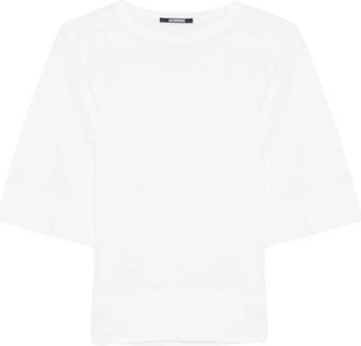 Jacquemus Femme, Blouses et Chemises, Blanc, Taille: 40 FR Mananco Knit