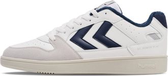 Hummel Unisex Schnürsenkel St. Power Erwachsene Sneaker, White Black Iris, 37 EU