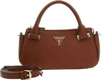 Guess sac &agrave; main sac &agrave; &eacute;paule bandouli&egrave;re Evie Mini Satchel Cognac brun