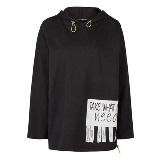 Doris Streich Graphic Hooded Sweatshirt - - Sweatshirts & Hoodies - Herren - Schwarzk - 2XL