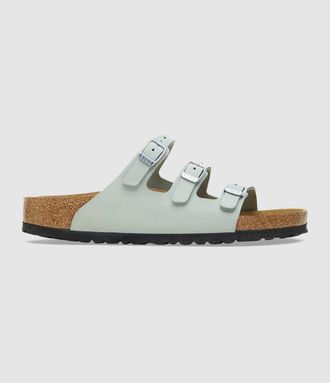 Birkenstock Sandales Florida Nubuck Leather Pure Sage