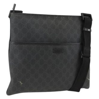 Gucci Pre-owned Vintage Canvas Schultertasche - - Pre-owned - Damen - Schwarzk - ONE SIZE