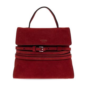 Moschino Femme, Sacs, Rouge, Taille: ONE Size Tie Me Small Handbag