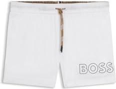 BOSS Hommes Mooneye Shorts de Bain avec Logo imprimé en Contour