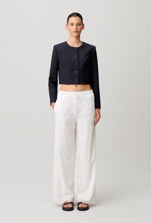 Claudie Pierlot Pantalon fluide avec dentelle