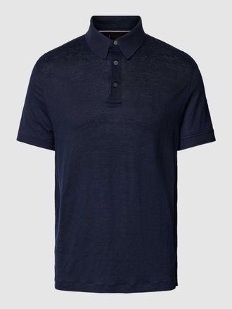 Tommy Hilfiger Regular Fit Poloshirt aus Leinen-Mix