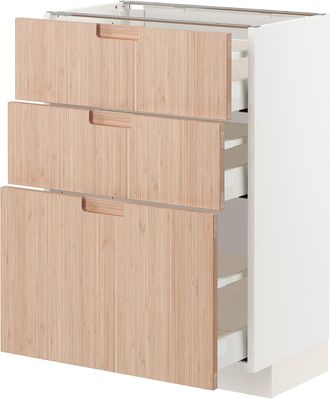 IKEA METOD / MAXIMERA Unterschrank mit 3 Schubladen