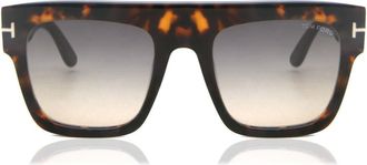 Tom Ford Sonnenbrillen RENEE FT 0847 DARK HAVANA/SMOKE SHADED 52/21/140 Damenbrillen