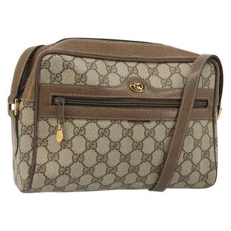 Gucci Sac bandouli&egrave;re en cuir pr&eacute;-poss&eacute;d&eacute; - Femme - Pre-owned - Brun - Taille: ONE Size
