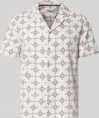 s.Oliver Red Label Relaxed Fit Freizeithemd aus reiner Baumwolle