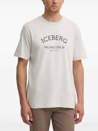 Iceberg t-shirt à logo - Tons neutres
