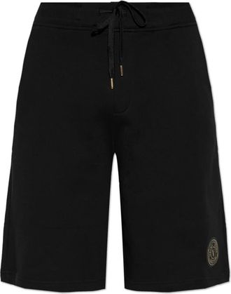 Versace Jeans Couture Homme, Shorts, Noir, Taille: S Sweat Shorts With Logo Patch