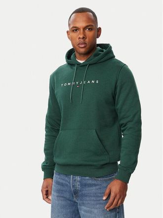 Tommy Jeans Sweatshirt DM0DM20746 Dunkelgr&uuml;n Regular Fit