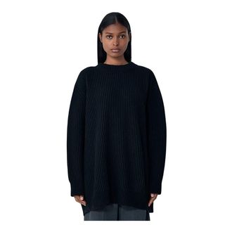 Maison Margiela Contrast Panel Sweater - - Knitwear - Damen - Schwarzk - M