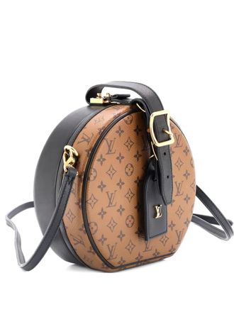 Louis Vuitton Petite Boite Chapeau Bag Reverse Monogram Canvas shoulder bag - Noir