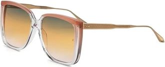 Linda Farrow Femme, Accessoires, Gris, Taille: 59 MM Lunettes de soleil Helena
