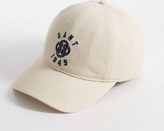 GANT 1949 - Casquette de baseball &agrave; logo - Cr&egrave;me-Neutre